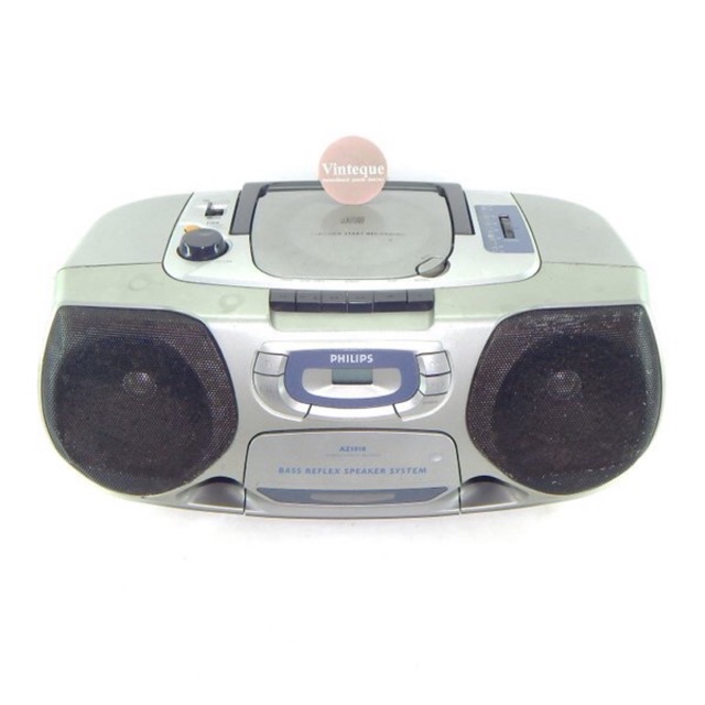 Jual Boombox Vintage PHILIPS CD Radio Cassette Recorder AZ1010 ...