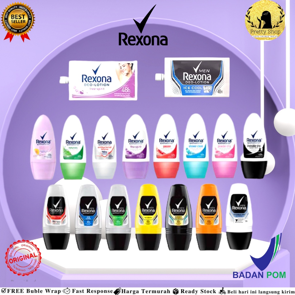 Jual REXONA GLOWING /Rexona Men Deodorant Roll On | Shopee Indonesia