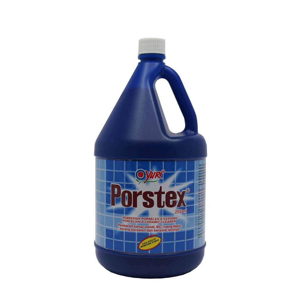 Jual Porstex Pembersih keramik Biru/Ungu botol 2000 ml | Shopee Indonesia