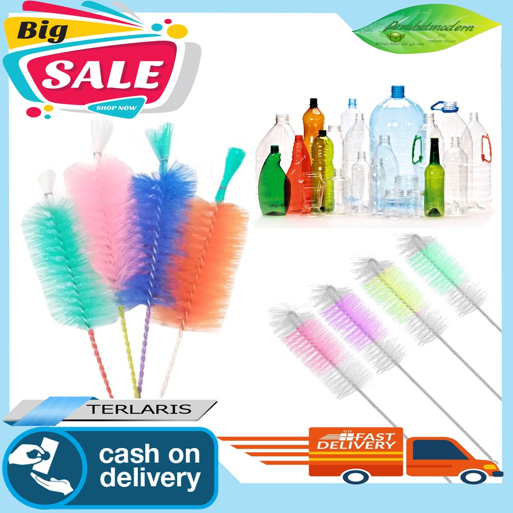 Jual Pembersih Botol / Sikat Botol Elastis Kawat | Shopee Indonesia