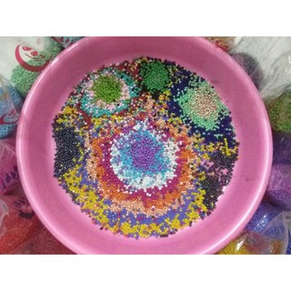 Jual payet pasir dop mix warna ukuran 6/0 8/0 dan 12/0 (450 gram ...
