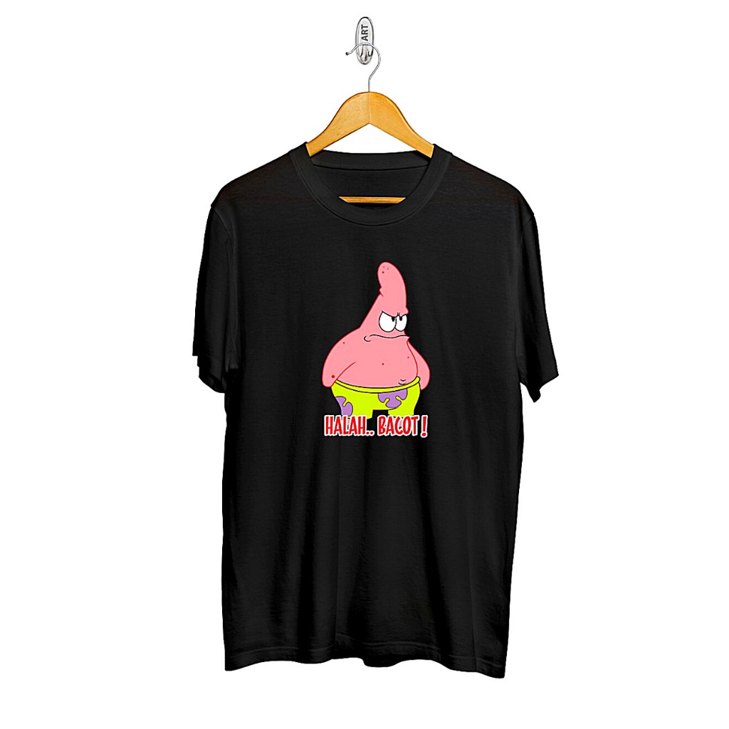 Jual Kaos Patrick Halah Bacot \ T-shirt Animasi Cartoon \ Atasan Distro Pria | Shopee Indonesia