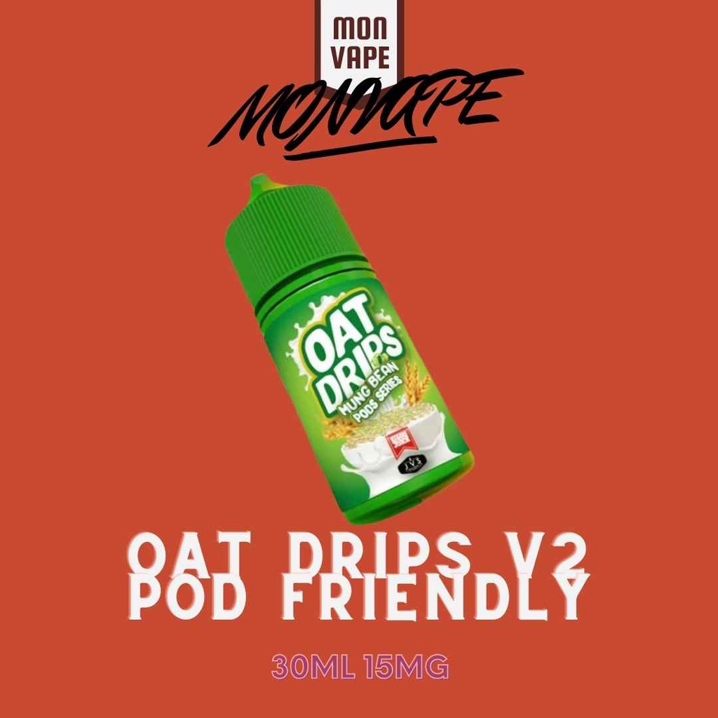 Jual OAT DRIPS V2 SALT MUNG BEAN 30ML 15MG BY STEAM QUEEN SALTNIC E ...