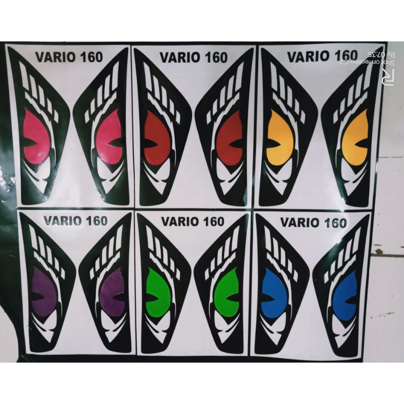 Jual Sticker vector lampu vario 160 biar ada variasi nya | Shopee Indonesia