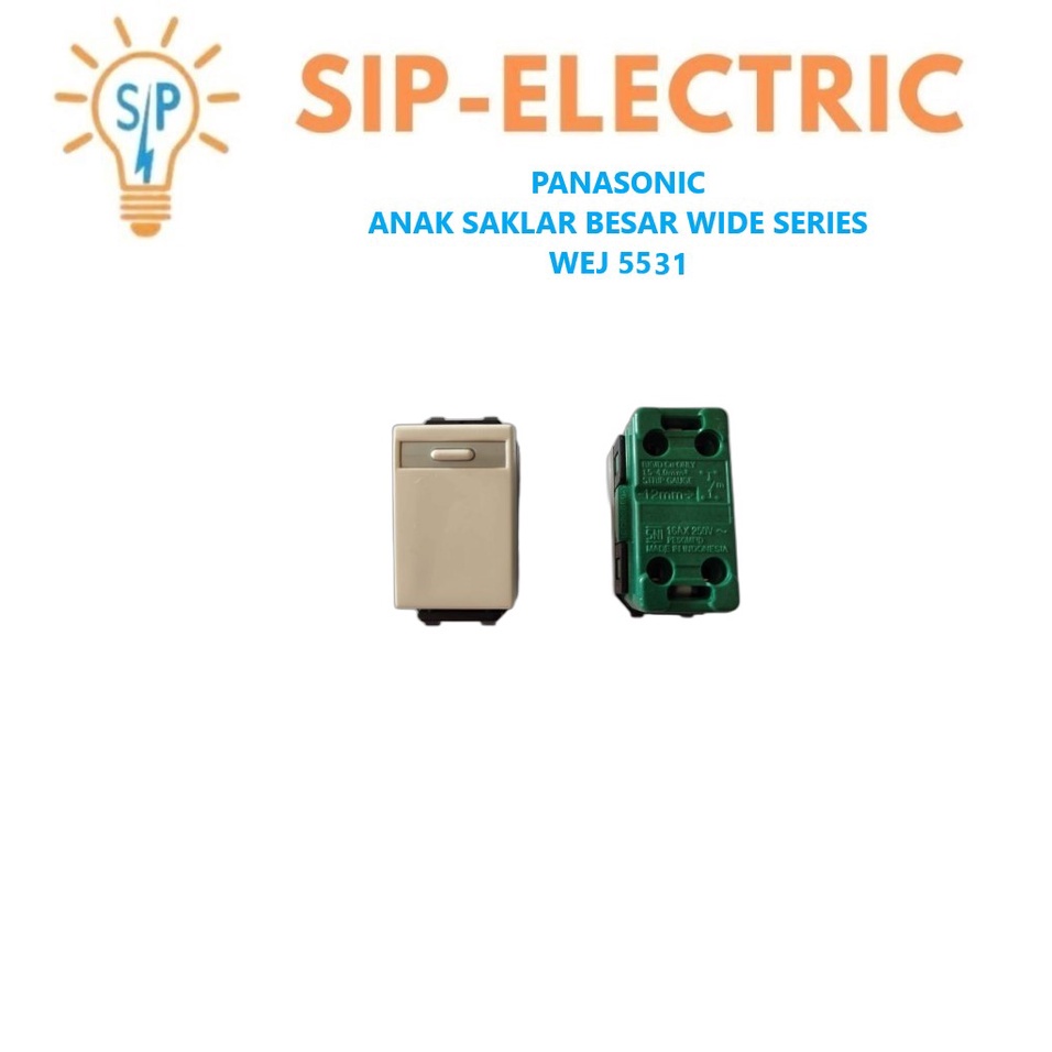Jual Panasonic Anak Saklar Kecil Wide Series Wej5531 | Shopee Indonesia
