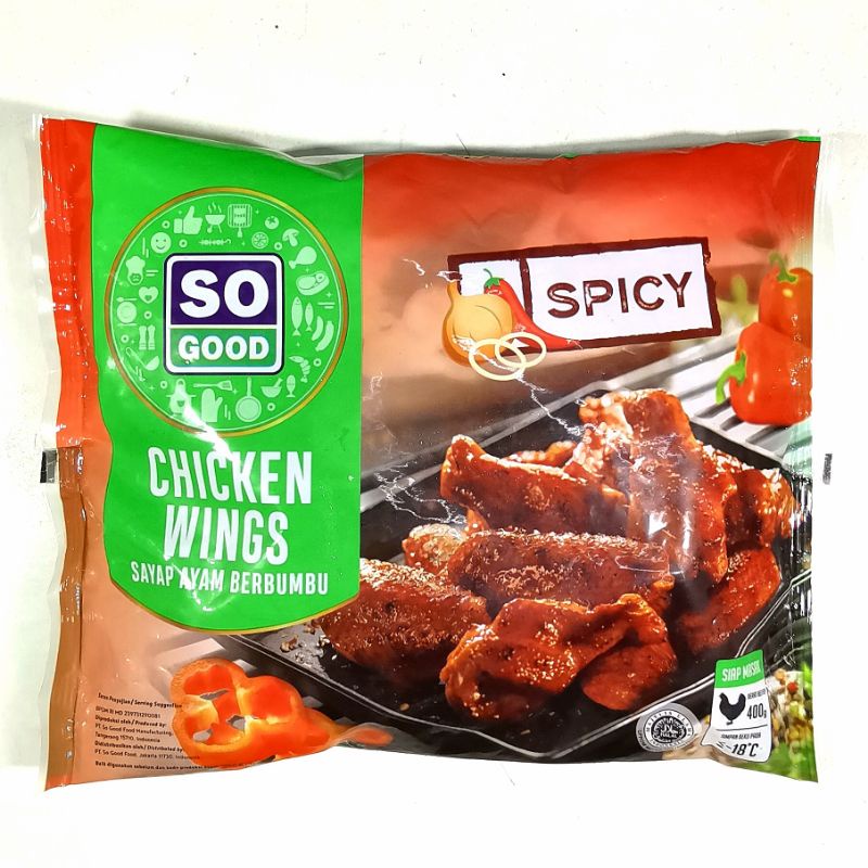 Jual So Good Spicy Wing | Chiken Wings 400gr | Shopee Indonesia