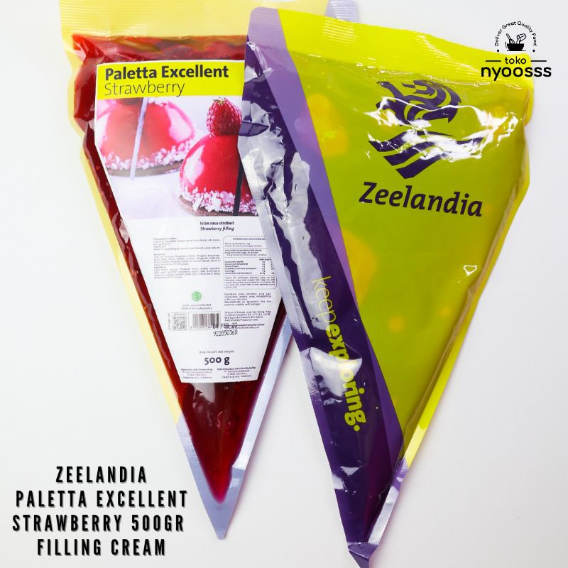 Jual Paletta Excellent Strawberry Filling Cream 500gr / Filling Cream ...