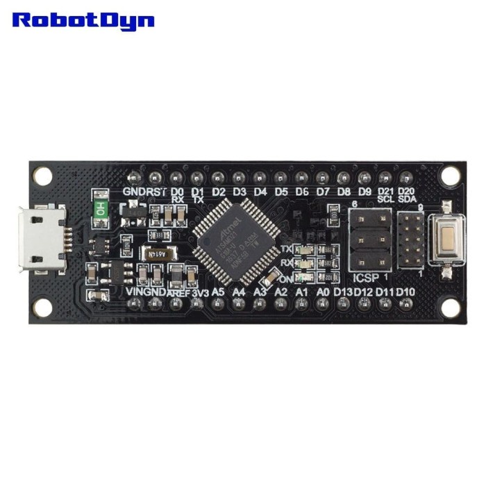 Jual Robotdyn SAMD21 Mini M0 Compatible Arduino Zero M0 32-bit Dev Board Indonesia|Shopee Indonesia
