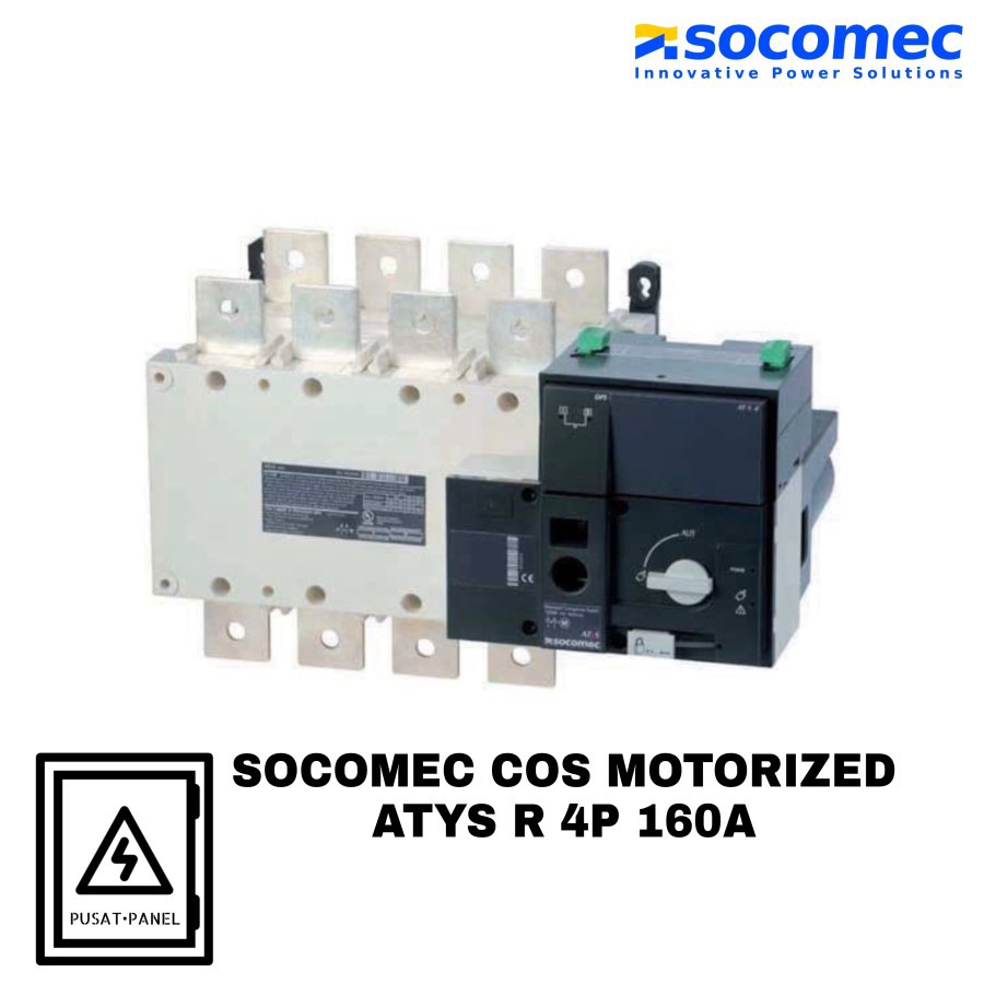 Jual SOCOMEC COS MOTORIZED ATYS R 4P 160A - CHANGEOVER SWITCH (OHM SAKLAR) | Shopee Indonesia