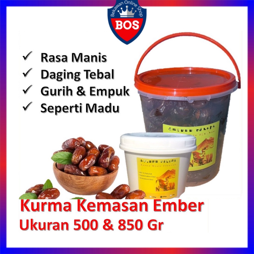 Jual Market1688 Kurma Manis Kemasan Ember Golden Valley 550gGr 850 Gram ...