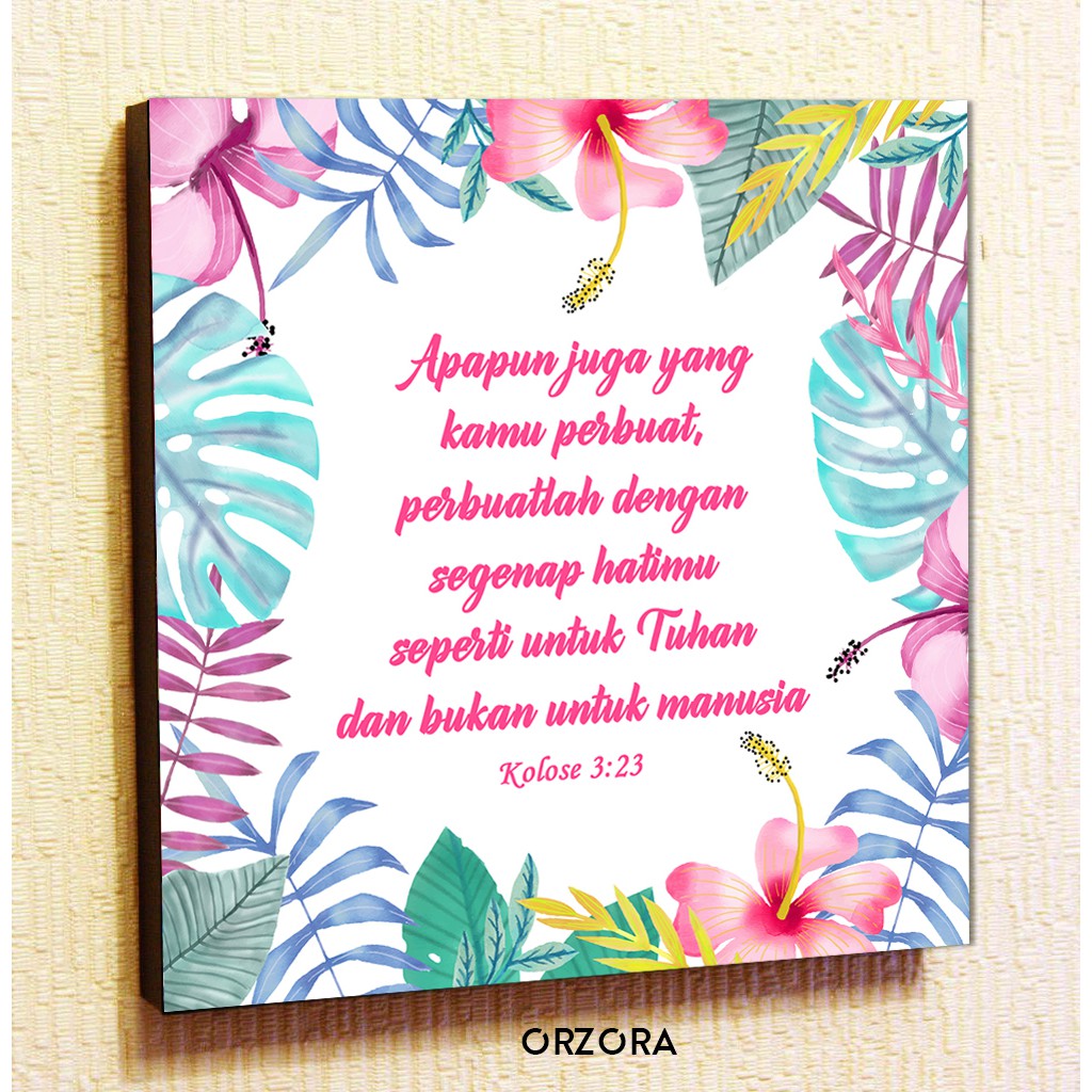 Jual Poster Rohani Kristen / Dekorasi Gereja /Poster Alkitab (A0242 ...