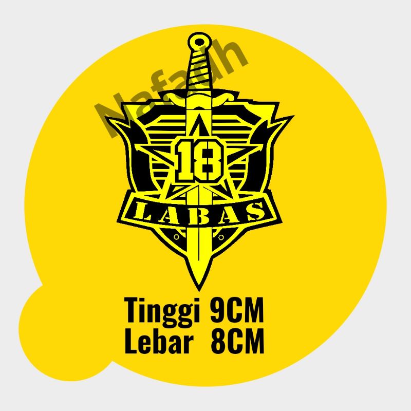 Jual Labas,stiker LABAS,Stiker tentara 2108,Stiker Bintara PK TNI AD ...