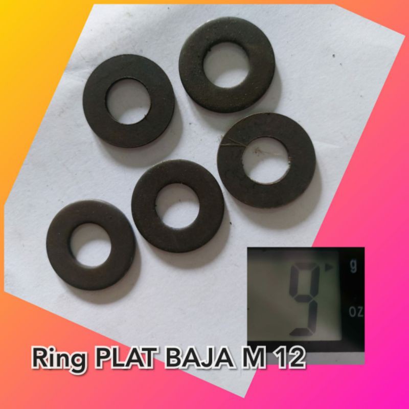 Jual Ring PLAT BAJA M 12 (bh) | Shopee Indonesia