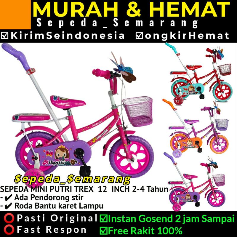 Jual SEPEDA SEMARANG SEPEDA DORONG +STIR MINI PUTRI ATLANTIS NABILA ...