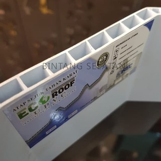 Jual ECOROOF PENUTUP ATAP UPVC NOK ATAP CANOPY SINGLE LAYER | Shopee ...