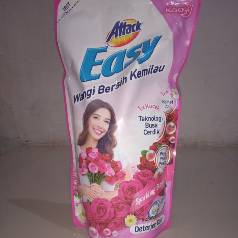 Jual Attack Easy Detergen Cair Sparkling Blooming 750ml | Shopee Indonesia