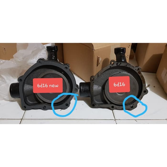 Jual Water Pump Mitsubishi Fuso 6d16 New Fn527 Me995288 | Shopee Indonesia