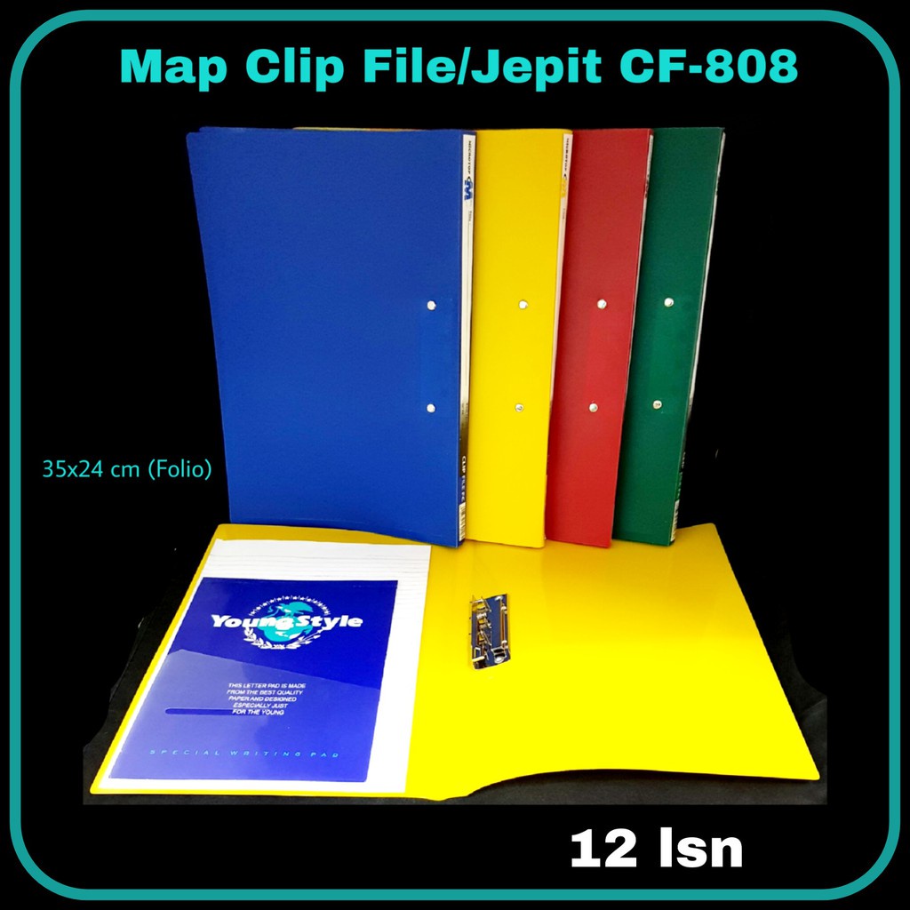 Jual GG Map Jepit MICROTOP CF-808 / Map Jepit / Map Clip/Clip File/Map ...