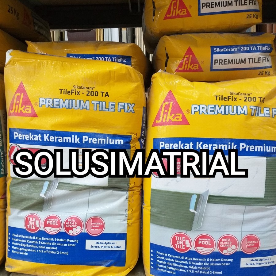 Jual SIKACERAM 200TA / SIKA CERAM 200 TA 25KG TILE ON TILE | Shopee ...