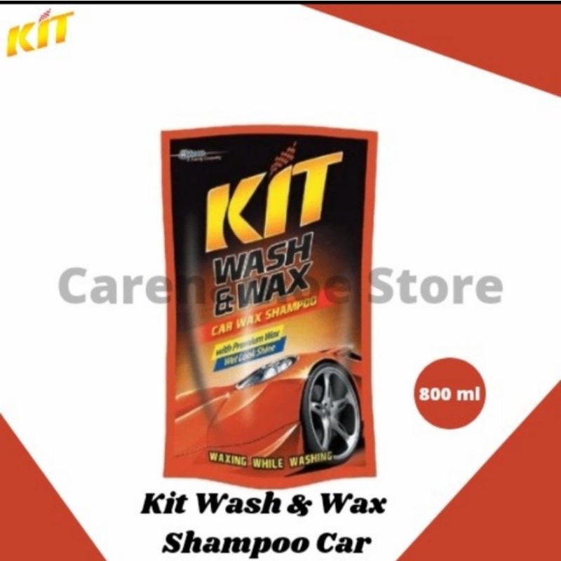 Jual Kit Wash & Wax Car Shampo Pouch 720ml | Shopee Indonesia