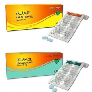 Jual Erlamol Box isi 100 Kaplet / Paracetamol meredahkan sakit kepala ...