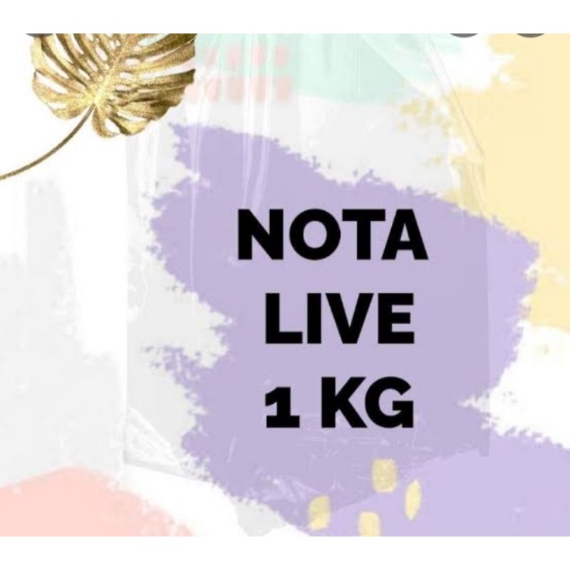 Jual Nota live 1kg | Shopee Indonesia