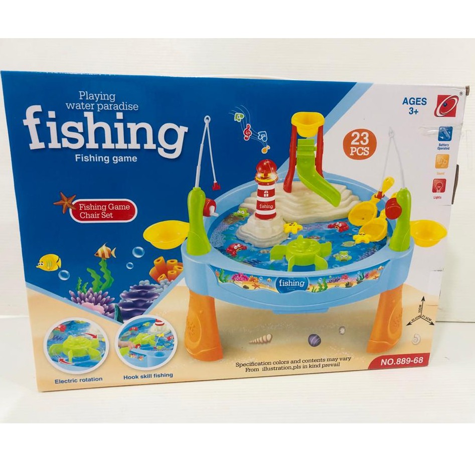 Jual MAINAN PANCING IKAN KOLAM / FISHING GAME WATER PARADISE/MAINAN ...