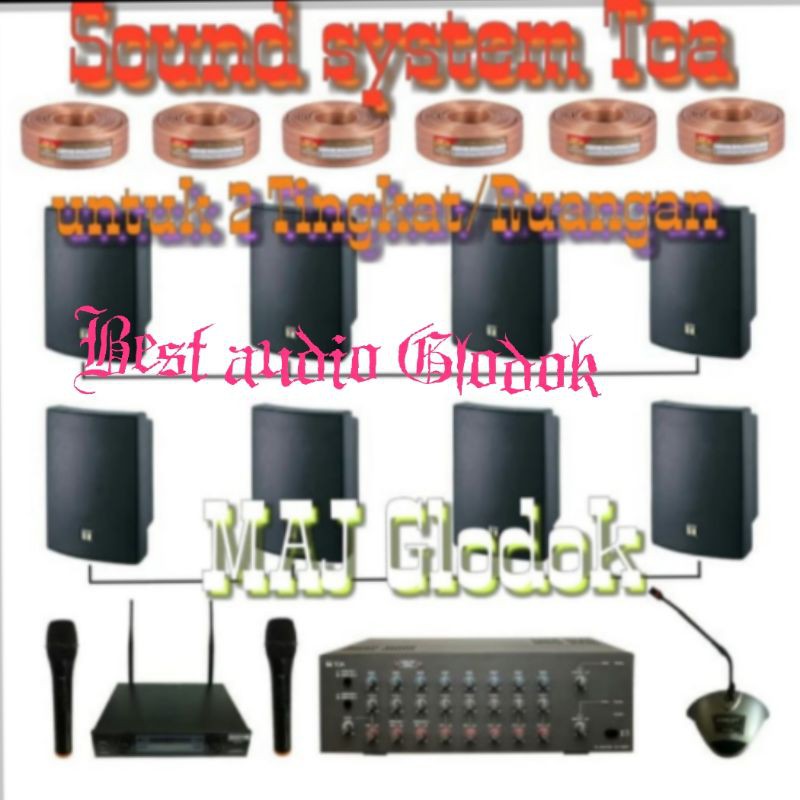 Jual Paket sound system Toa untuk Dua lantai atau Ruangan | Shopee ...