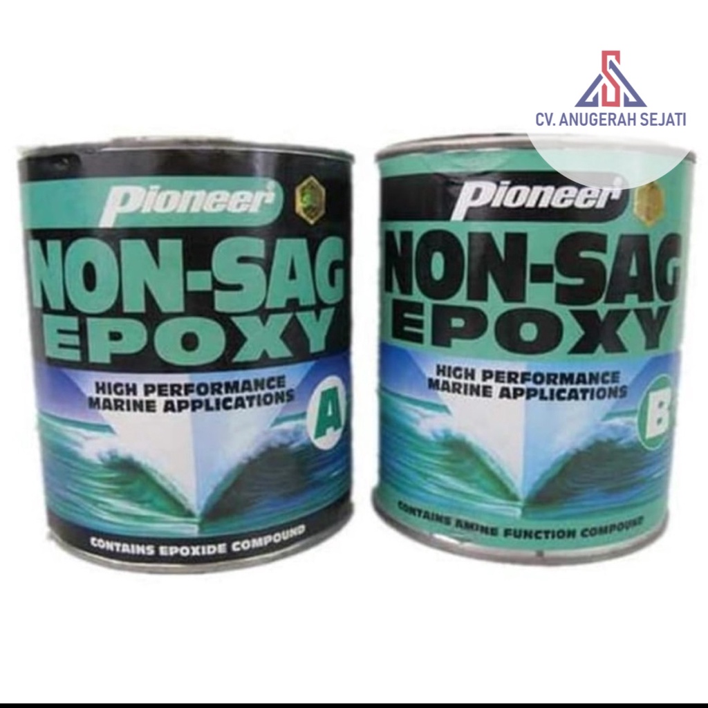 Jual LEM PHILIPINE NON SAG EPOXY PIONEER 1/4 PINT ( 165 GSM + 170 GSM ...