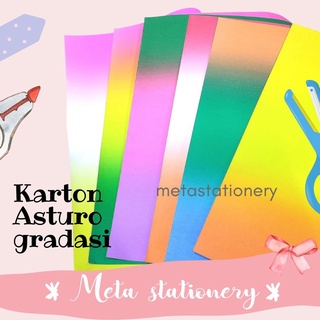Jual Karton Asturo Gradasi / Asturo Paper 40 x 60 cm | Shopee Indonesia