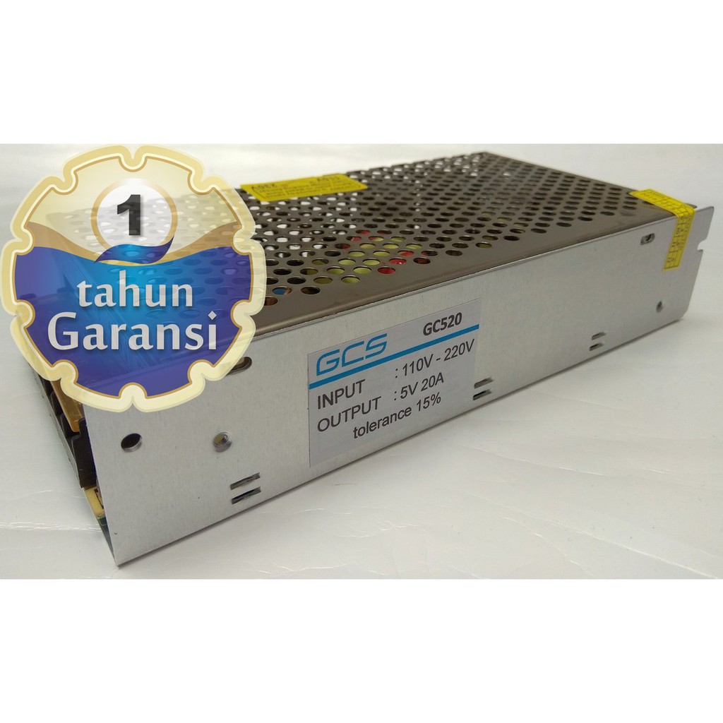 GCS Power Supply 5V 20A Garansi | Shopee Indonesia