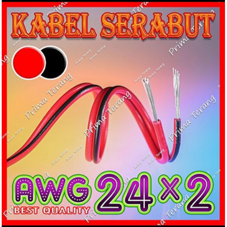 Jual Kabel AWG 2x24 serabut putih CABLE Jepang ( 1 meteran) | Shopee Indonesia