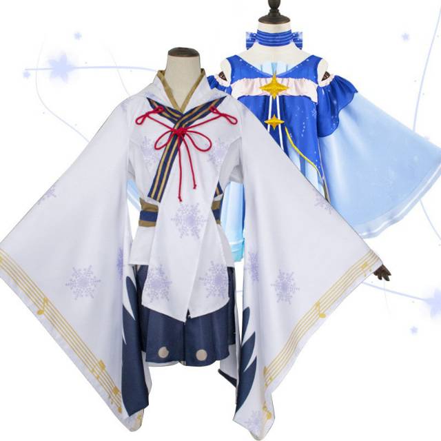 Jual KIMONO HATSUNE MIKU SNOW VOCALOID COSPLAY JEPANG COSTUME | Shopee ...
