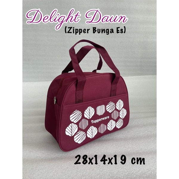 Jual Tupperware Delight Daun (zipper bunga es) | Shopee Indonesia