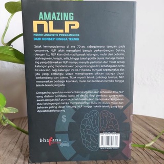Jual Buku Amazing NLP ( Neuro Linguistic Programming): Dari Konsep Hingga Teknik | Shopee Indonesia