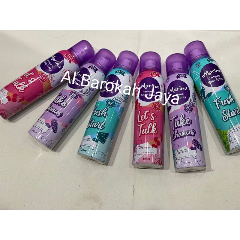 Jual Marina Perfume Body Spray kaleng 150ml | Shopee Indonesia