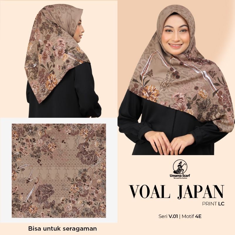 Jual JILBAB SEGI EMPAT VOAL JAPAN LASER CUT PREMIUM BY UMAMA DAN BUTTON ...