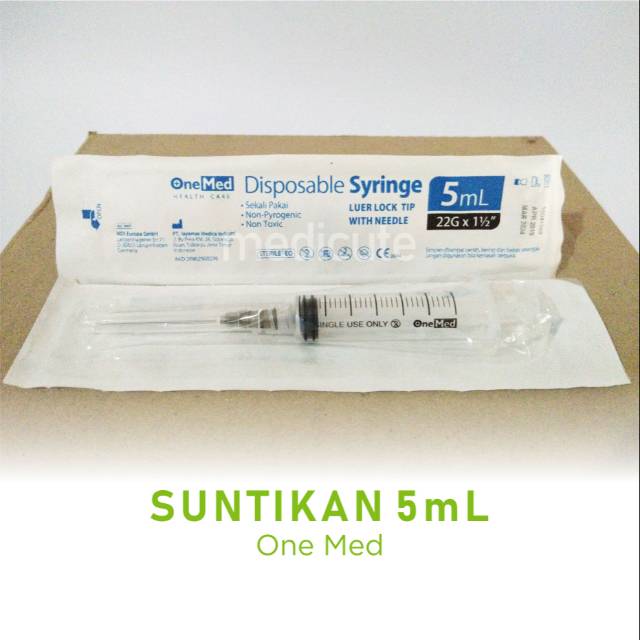 Jual Spuit 5cc / Syringe 5cc / Jarum Suntik 5ml | Shopee Indonesia
