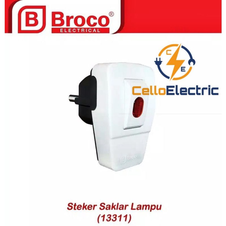 Jual Steker Saklar Broco 13311 / Steker Lampu Steker On / Off broco ...