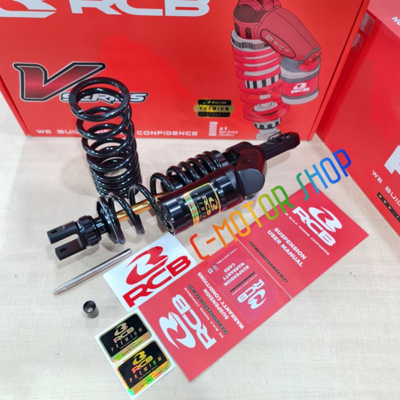 Jual Shockbreaker Rcb Vs Series Black Series Premium Vario125 Vario150 Beat New Beat Fi Scoopy ...