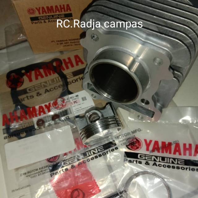 Jual blok seher Komplit-mio m3/soul gt 125/ x ride 125/ fino fi 125 boaring boar cylinder 2ph ...