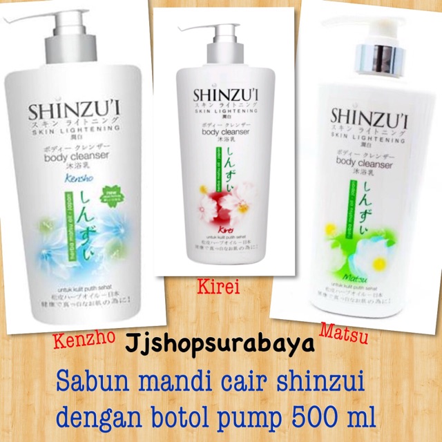 Jual Sabun mandi cair shinzui dengan botol pump 500 ml | Shopee Indonesia