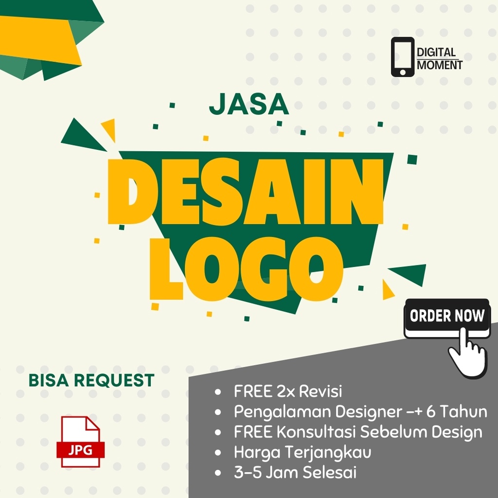 Jual JASA DESAIN GRAFIS LOGO USAHA TERMURAH PROMO DESIGN LOGO CUSTOM ...