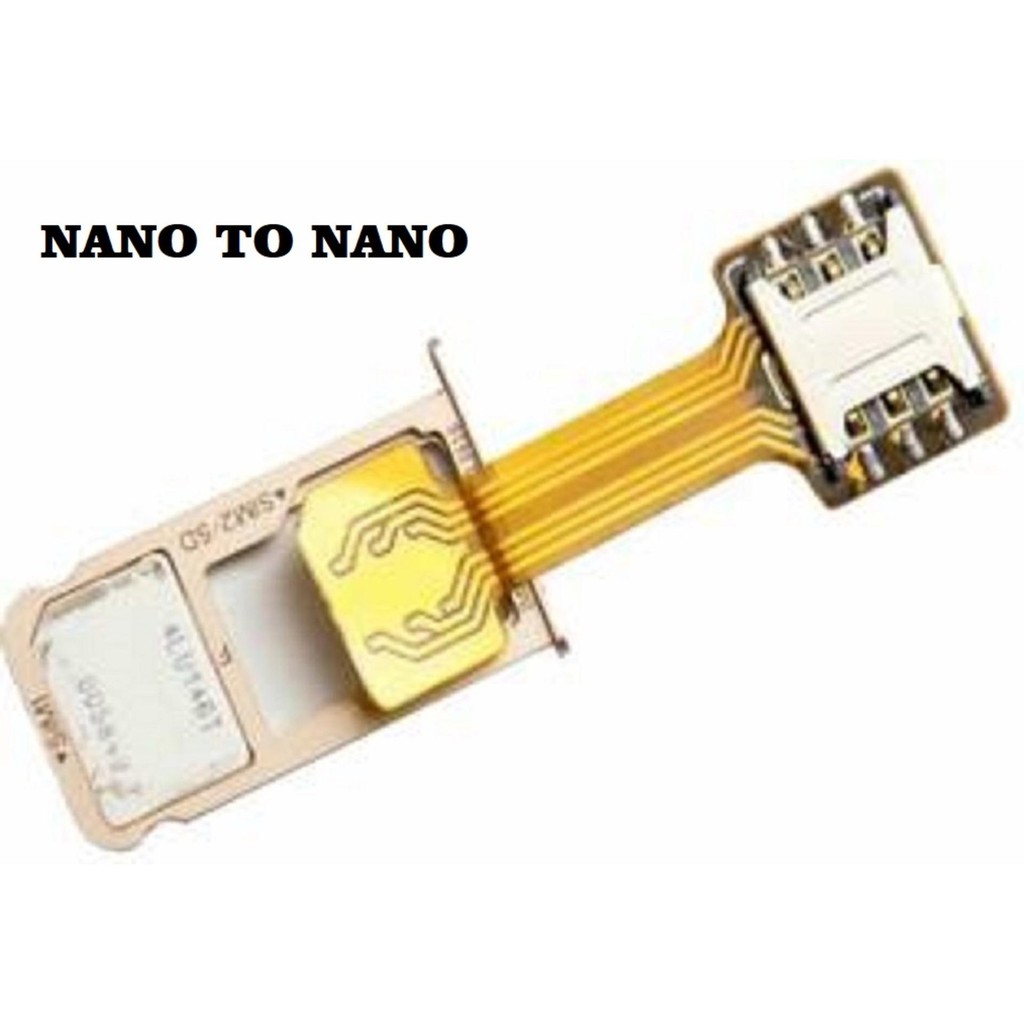 Jual Dual Simcard Hybrid Extender Extension Micro SD Converter Adapter ...