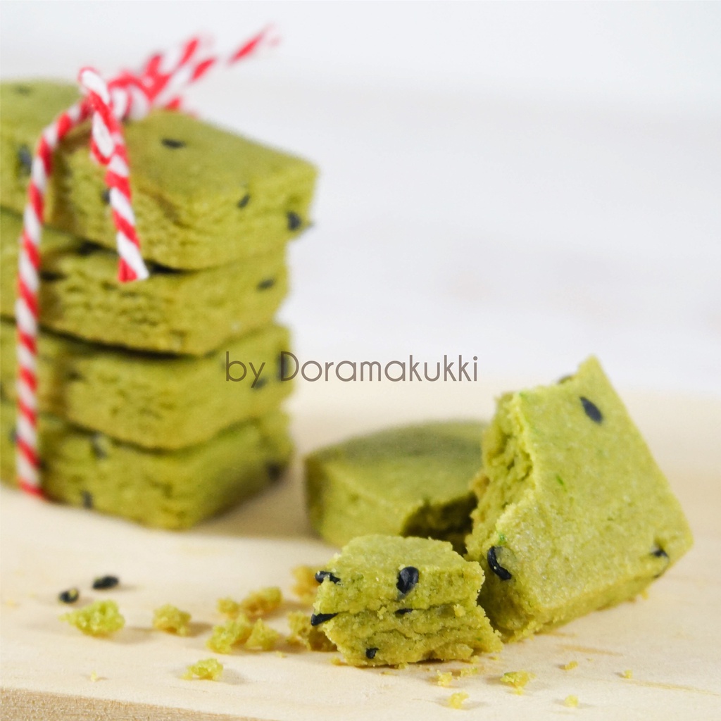 Jual Black Sesame Matcha Sable - Kue Kering Matcha Wijen Hitam | Shopee ...