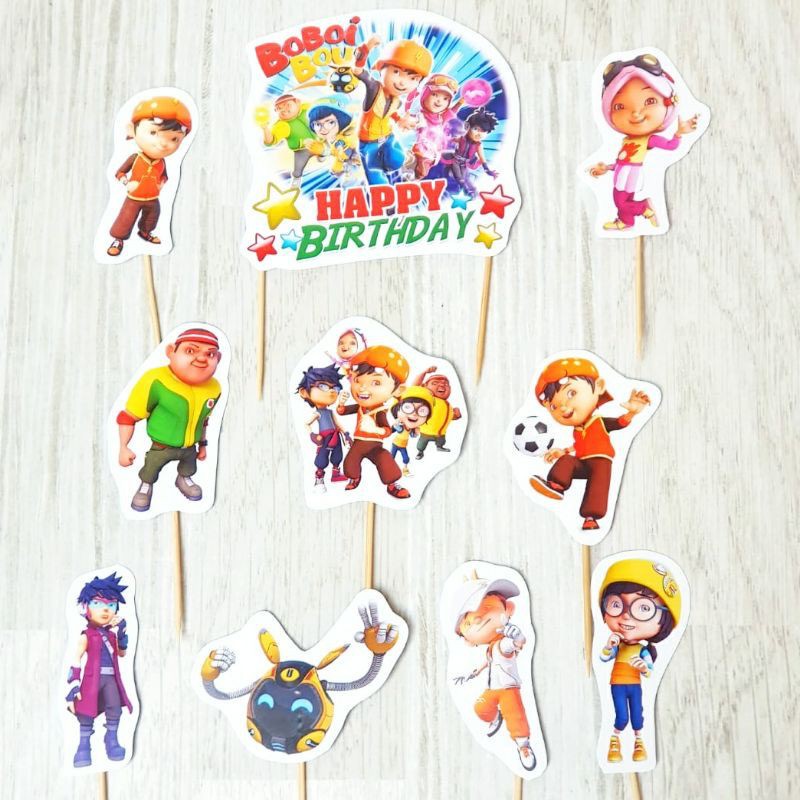 Jual Topper Kue Boboiboy (10pcs) | Shopee Indonesia