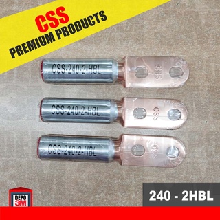 Jual Cable Lug | Skun Kabel Bimetal CSS AL/CU 240mm 2 Lubang | Shopee ...