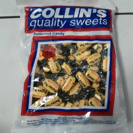 Jual Permen Jadul Collin Collins Kacang Butternut butter Nut Collins ...
