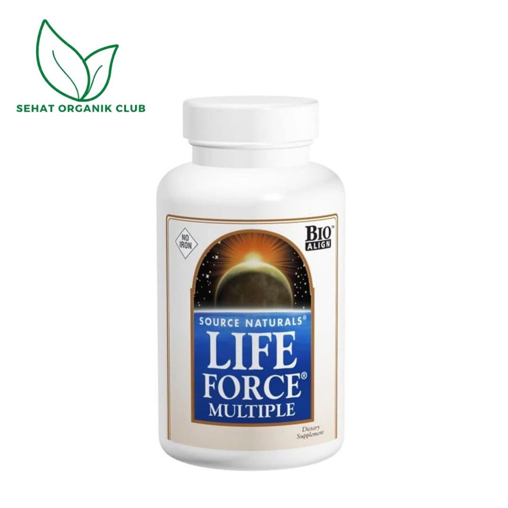Jual Source Naturals Life Force Multiple No Iron 60 Tabs - Multivitamin | Shopee Indonesia