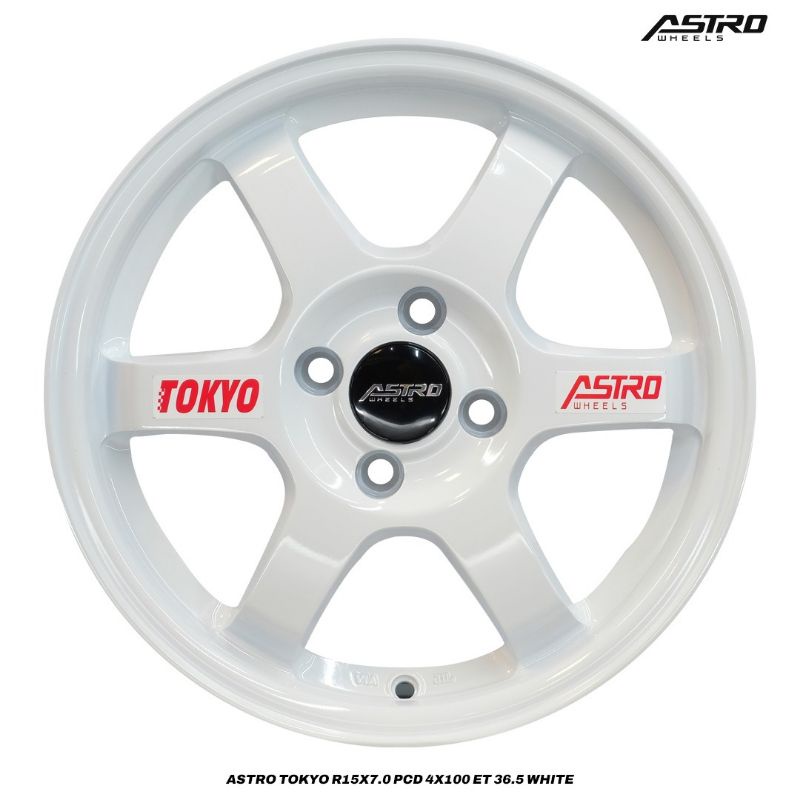 Jual Velg Mobil ASTRO Tokyo Wheels Japan TE37 R15x7.0 Pcd 4x100 ET40 ...